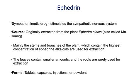 About Chinese Medicine Ephedrin Drugpptx