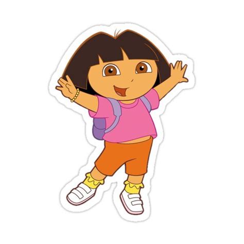 Dora Sticker For Sale By Adamwhelan Dora Stickers Vinyl Decal