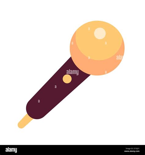 concert microphone 2d cartoon object stock vector image and art alamy