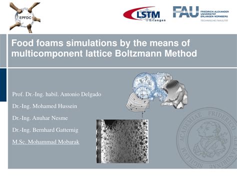 Pdf Food Foams Simulations By The Means Of Multicomponent Lattice
