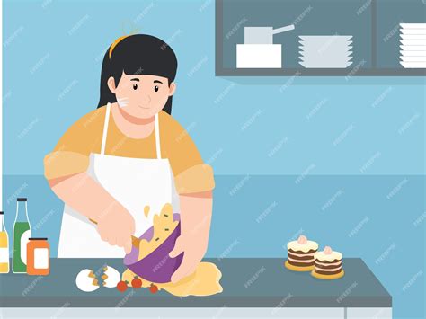 Premium Vector Make Bread Dough 2
