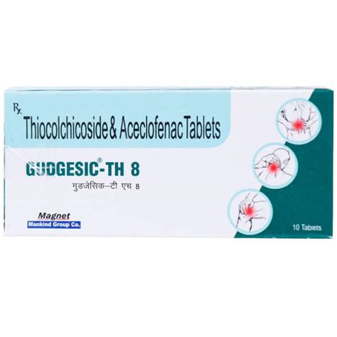 Gudgesic Th 100mg8mg Tablet View Usage Side Effects Price And