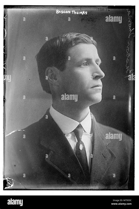A Portrait Of Bascon Thomas Captured As Part Of A Historical Collection This Image Provides