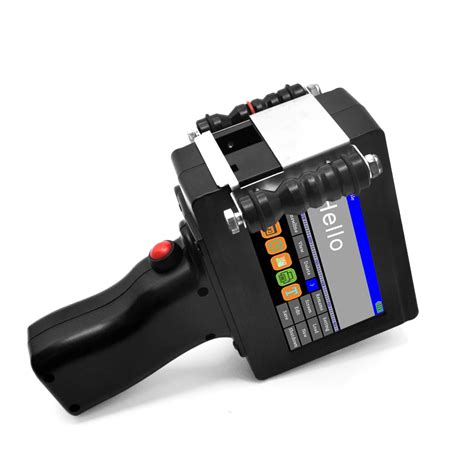 Label Printer Machine 600dpi Touch Handheld Coder Bar Batch Code Number