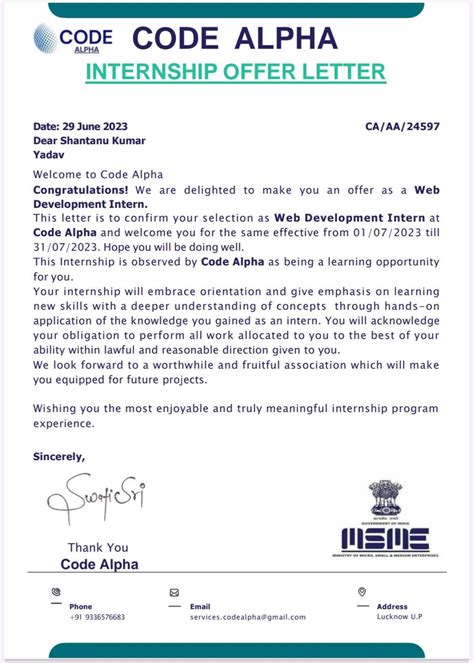 Shantanu Kumar Yadav On Linkedin Codealpha