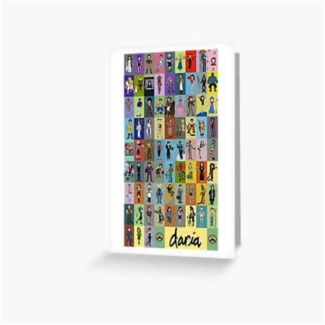 Daria Season 2 Alter Egos Greeting Card For Sale By Jnissley Redbubble