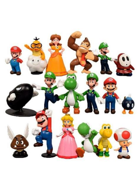 Super Mario Action Figures And Playsets In Super Mario Toys