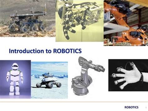 Introduction To Robotics Ppt