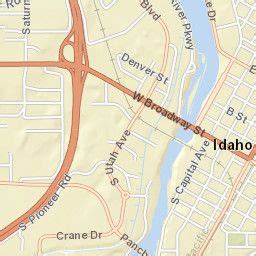 Map Of Idaho Falls Id River Walk