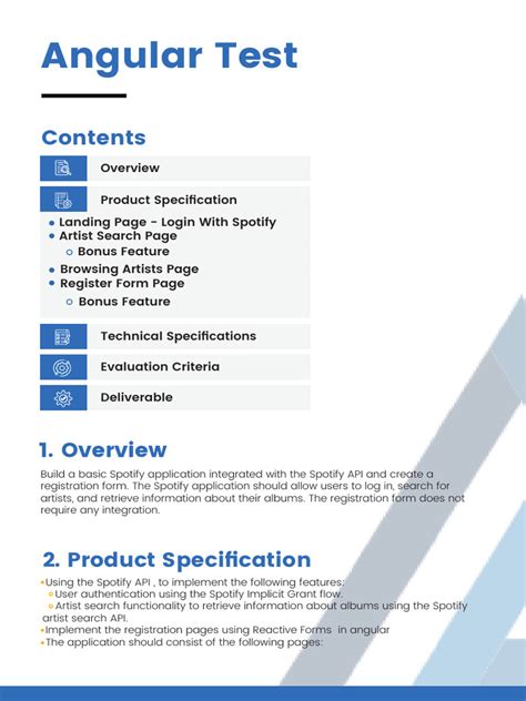 Angulartestaperture Pdf Spotify Information Technology
