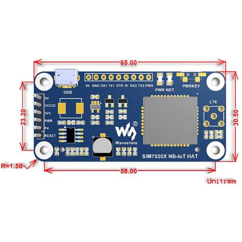Sim E Based Nb Iot Hat For Raspberry Pi Buy In India At Hubtronics In