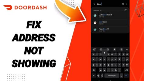 How To Fix Address Not Showing On Doordash App 2024 Youtube