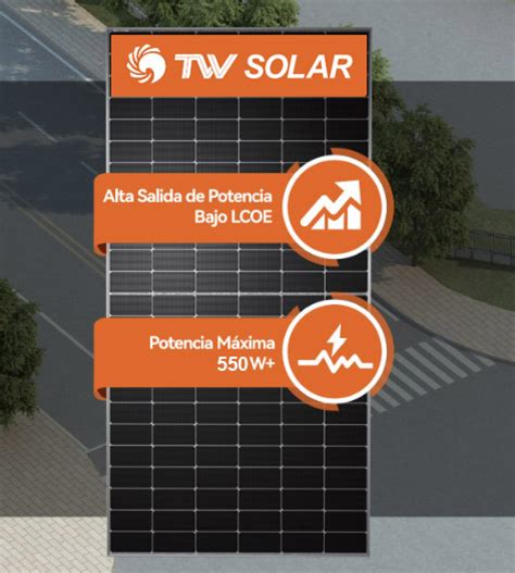 Tw Panel Solar Tongwei 550w Monofacial Twmpd 72hs 550w Grupo Albam