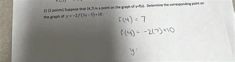 solved 2 2 points suppose that 4 7 is a point on the