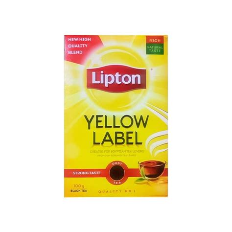 شاي أسود ناعم ليبتون 100جم المشروبات