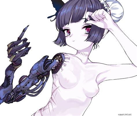 Yu Stdio Nameraka Original 1girl Artist Name Black Hair Blunt