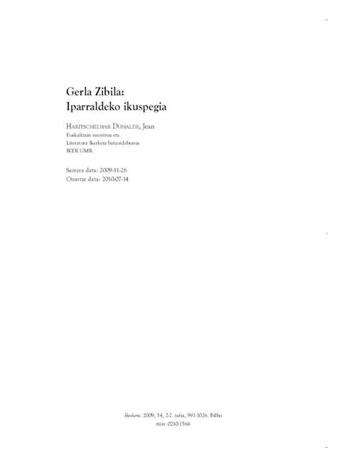 Pdf Gerla Zibila Iparraldeko Ikuspegiagerla Zibila Iparraldeko
