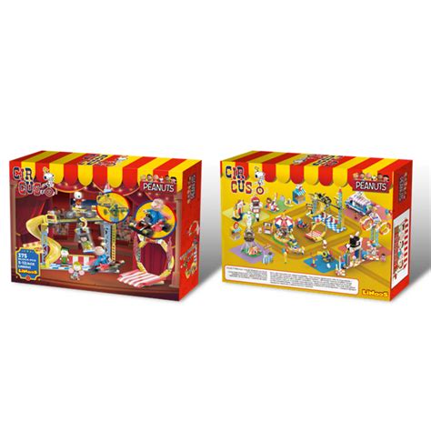Linoos Peanuts Snoopy Circus Building Block Ln8041