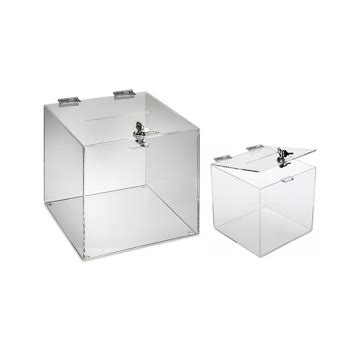 Plexiglass Box 30x30x30cm Clear And Durable 4mm Design