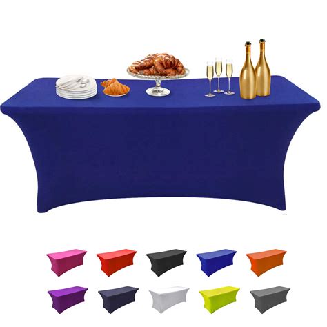 Separo Spandex Table Cover Fitted Rectangular Tablecloth Stretchable