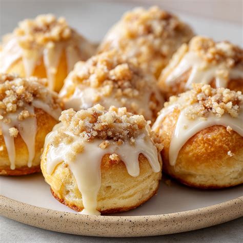 Mini Crumble Cheesecake Buns The Comfort Spoon