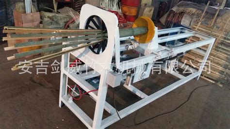 供应高效竹子撞头破竹机，开条机 阿里巴巴