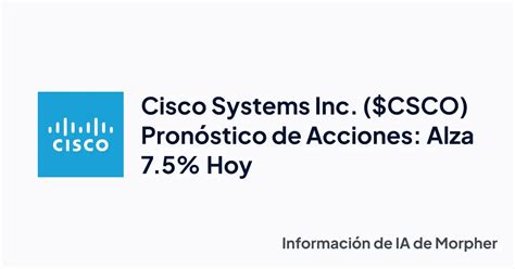 Cisco Systems Inc Csco Stock Forecast
