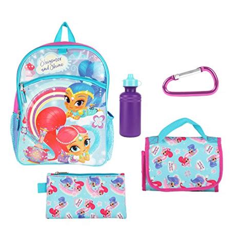 Nickelodeon Shimmer And Shine Backpack 5 Piece Set Import It All