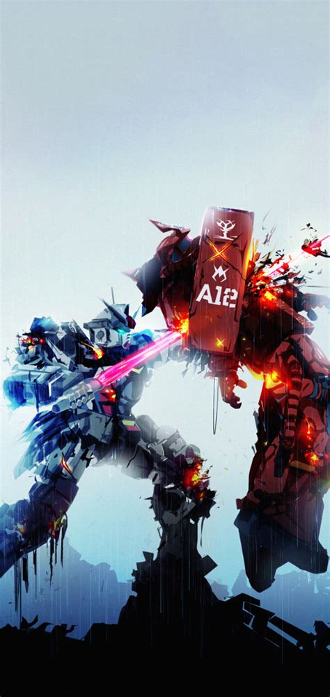 1080x2280 Gundam Execution One Plus 6huawei P20honor View 10vivo Y85