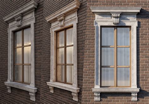 Classic Window Frame Cgtrader