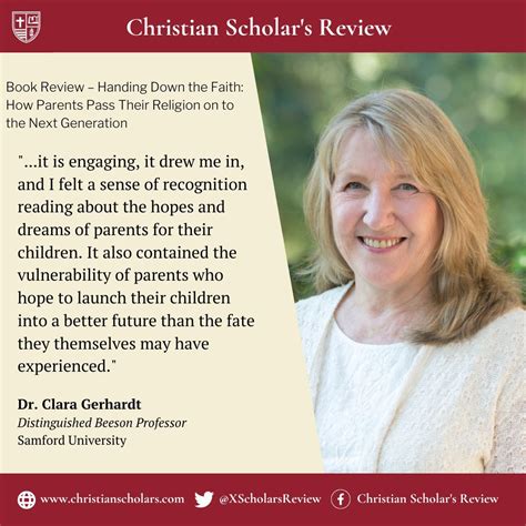 Christian Scholars Review On Linkedin Clara Gerhardt Professor At Samford University Writes