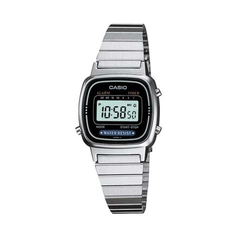 Casio Vintage Digital Watch For Women La670wd 1df Silver Np