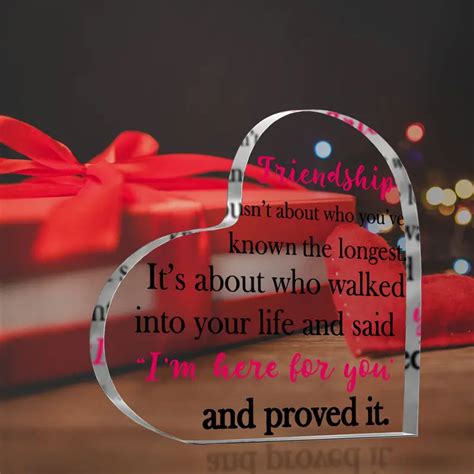 החברה הכי טובה לנצח לוח אקריליק לשולחן מתנה מושלמת לאחיות Temu