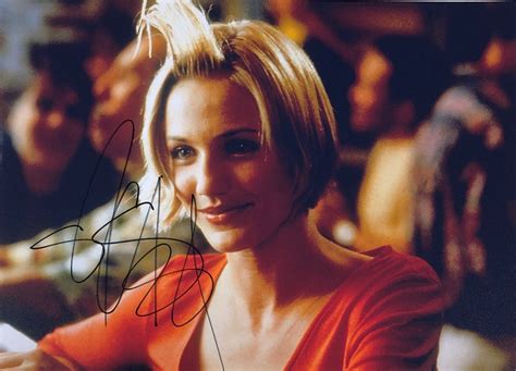 Something About Mary Cameron Diaz Autographed Photo