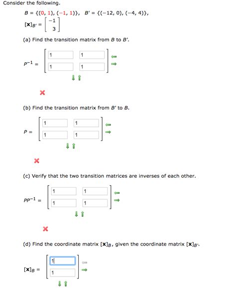 Solved Consider The Following B 0 1 1 1 B