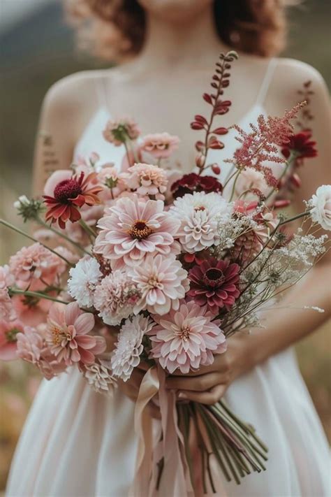 Flower Bouquet Inspo Dahlias Wedding Dahlia Bouquet Late Summer