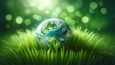 Premium Photo Miniature Planet Earth On The Grass