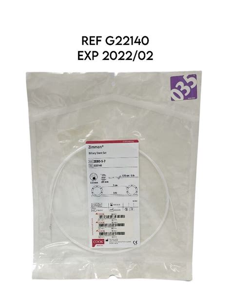 New Cook Medical Ref G22140 Zimmon Biliary Stent Set 170 Cm 5 Fr