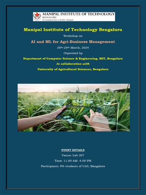 Brocure Workshop Pdf Artificial Intelligence Intelligence Ai