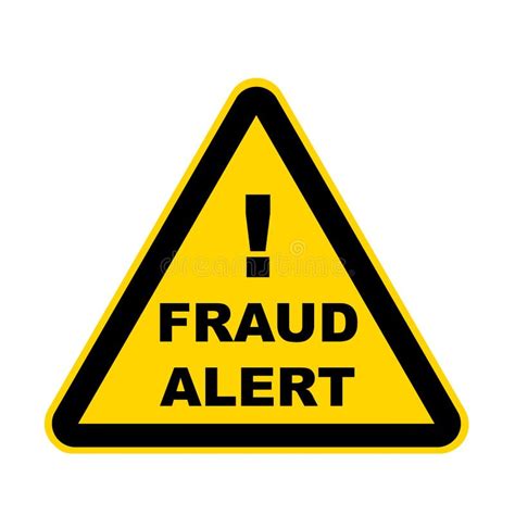 Fraud Alert Warning Danger Sign Stock Illustration Illustration Of Safety Danger 372815001