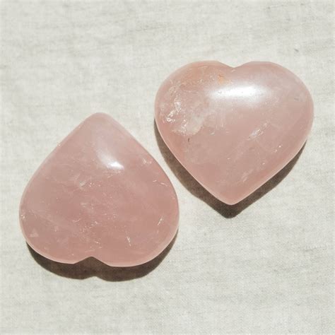 Rose Quartz Heart Healing Natural Palm Stone Tiny Rituals