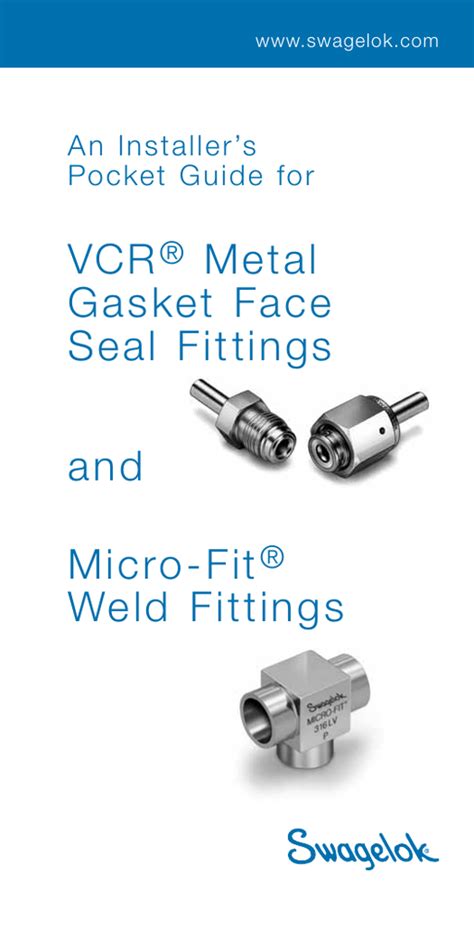 Vcr Metal Gasket Face Seal Fittings Weld Fittings