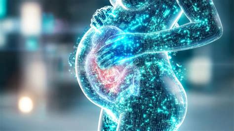 Exploring The Intersection Of Technology And Pregnancy In A Futuristic Setting Generative Ai