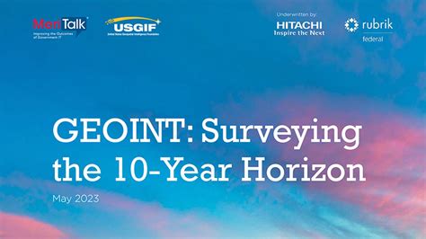 Geoint Report Envisioning The Next Decade Of Geospatial Intelligence