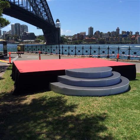 Grass Stages For Hire And Sale Megadeck Staging Systems