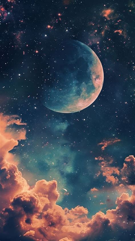 Galaxy Space Moon Astronomy Premium Image By Galaxy