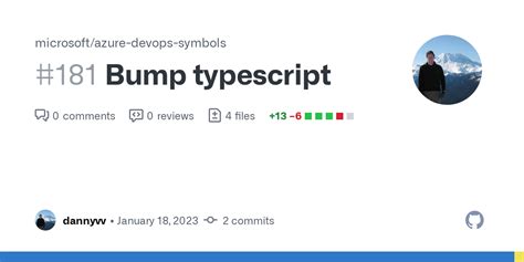 Bump Typescript By Dannyvv · Pull Request 181 · Microsoftazure Devops