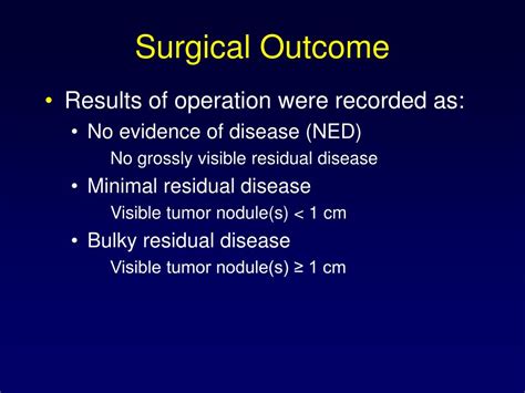 Ppt Surgical Management Of Advanced Gist Following Kit Directed Therapy Powerpoint