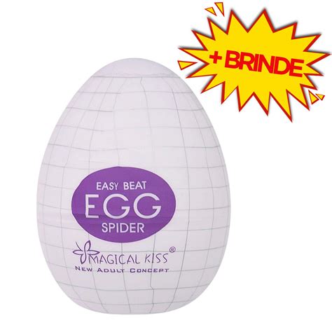 Egg Masturbador Masculino Magical Kiss Sex Shop Lubrificante Grátis
