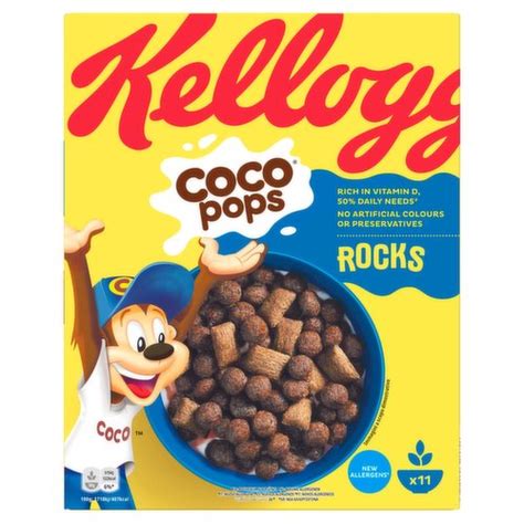 Kelloggs Coco Pops Rocks Cereal 350g